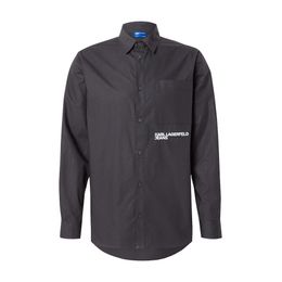 KARL LAGERFELD JEANS Hemd Herren Größe XS schwarz / weiß