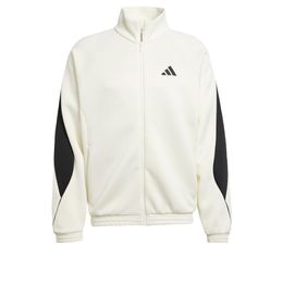 adidas Sportswear Sportsweatjacke 'Stadium' Herren Gr&ouml;&szlig;e 4XL schwarz / wei&szlig;