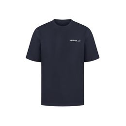 Smilodox Oversize T-Shirt ' Liquid Brail ' Herren Gr&ouml;&szlig;e L marine
