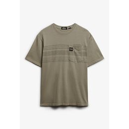 Superdry & Co T-Shirt Herren Gr&ouml;&szlig;e S dunkelbeige / khaki
