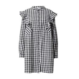Topshop Kleid Damen Größe 38/40 schwarz / weiß Winterkleid