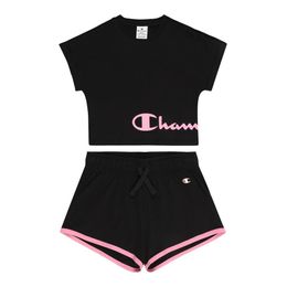 Champion Authentic Athletic Apparel Trainingsanzug M&auml;dchen Gr&ouml;&szlig;e 116 hellpink / schwarz