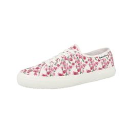 Superga Sneaker '3750 Bouganvillea' Damen Gr&ouml;&szlig;e 38 gr&uuml;n / hellpink / rot / wei&szlig;