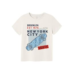 name it T-Shirt 'NKMKURTH' Jungen Gr&ouml;&szlig;e 134/140 blau / hellblau / rot / wei&szlig;