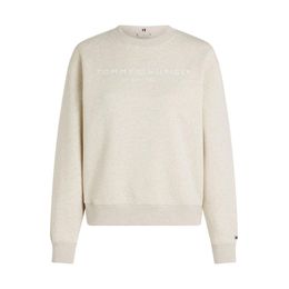 Tommy Hilfiger Sweatshirt Damen Gr&ouml;&szlig;e XS beigemeliert / wei&szlig;