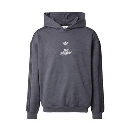 adidas originals Sweatshirt '100 Thieves' Herren Gr&ouml;&szlig;e XL grau / dunkelgrau / wei&szlig;