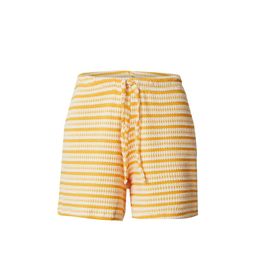 Topshop Shorts Damen Größe 32/34 orange / weiß