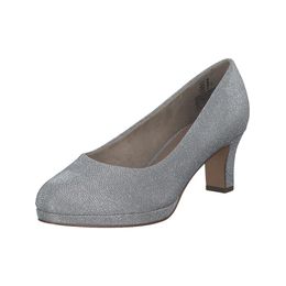 Jana Pumps Damen Größe 39 silbergrau