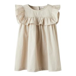 name it Kleid 'NMFFalinnen' Mädchen Größe 122 beige
