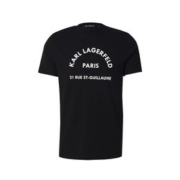 K by KARL LAGERFELD Karl Lagerfeld T-Shirt Herren Gr&ouml;&szlig;e XS creme / schwarz