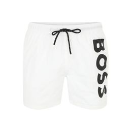 BOSS Badeshorts 'Octopus' Herren Gr&ouml;&szlig;e XL schwarz / wei&szlig;