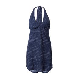 Hollister Kleid Damen Größe 36 navy / weiß