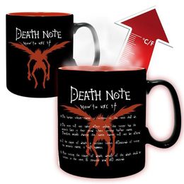 Death Note Kira & Ryuk - Tasse mit Thermoeffekt Tasse schwarz rot blau ABYMUGA585