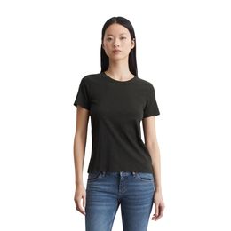 Marc O'Polo MARC O'POLO Damen T-Shirt "aus Organic Cotton SIngle Jersey", schwarz, Basic, Gr. L, unifarben, Obermaterial: 100% Baumwolle, Shirts