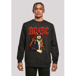 F4NT4STIC Herren Sweatshirt "ACDC Rock Musik Band Angus Highway To Hell", schwarz, Gr. M, Obermaterial: 50% Baumwolle, 50% Polyester, Sweatshirts,