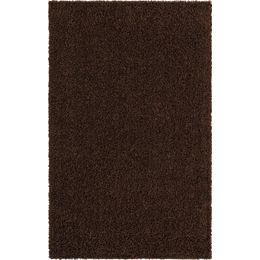 Hochflor-Teppich, B:152cm H:38mm L:244cm, braun, MyFlair M&Ouml;BEL & ACCESSOIRES, Polypropylen (PP), Teppiche, "Shaggy Shag, LAGERR&Auml;UMUNG", gewebt, Uni