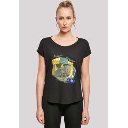 F4NT4STIC Damen T-Shirt "Dumbo Zirkus", schwarz, Gr. XS, Obermaterial: 100% Baumwolle, Shirts, Print