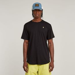 G-Star Raw G-STAR Herren T-Shirt "Lash Back", schwarz, Gr. L, bedruckt, Jersey, Obermaterial: 100% Baumwolle, Shirts, mit R&uuml;ckenprint