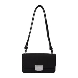 Tommy Jeans Damen Umhängetasche "TJW FASHIONISTA CROSSOVER", schwarz, Lederimitat, Taschen, Damen Abendtasche, Henkeltasche mit Logo-Schmuckelement
