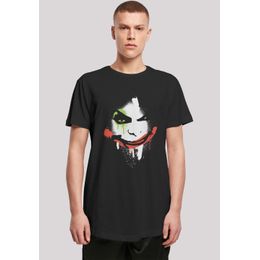 F4NT4STIC Herren T-Shirt "DC Comics Batman Arkham City Joker Face", schwarz, Gr. S, Obermaterial: 100% Baumwolle, Shirts, Print