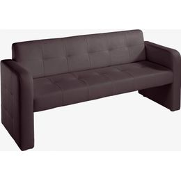 Sitzbank, B:182cm H:82cm T:68cm, braun, exxpo - SOFA FASHION, Carabu (50%Polyester, 35%Polyacryl, 15%Polyamid), Esszimmer, Sitzbänke, "Barista