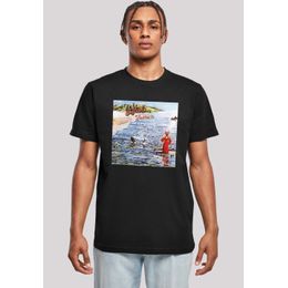 F4NT4STIC Damen T-Shirt "Genesis Foxtrot Album Cover", schwarz, Gr. L, Obermaterial: 100% Baumwolle, Shirts, Herren,Premium