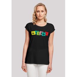 F4NT4STIC Damen T-Shirt "Shirt 'Big Bang Theory Bazinga'", schwarz, Gr. 4XL, Obermaterial: 100% Baumwolle, Shirts, Print