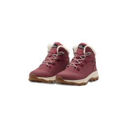 Jack Wolfskin Damen Outdoorwinterstiefel "EVERQUEST TEXAPORE MID W", Gr. 38, rot, Leder, Textil, Schuhe, Winterboots, Snowboots, Winterschuhe,
