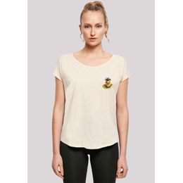 F4NT4STIC Damen T-Shirt "Rubber Duck Captain Long", beige, Gr. S, Obermaterial: 100% Baumwolle, Shirts, Print