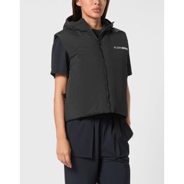 Plein Sport Damen Daunenweste "Scratch", schwarz, Gr. XXL, Obermaterial: 100% Polyamid, 100% Polyester; Futter: 100% Polyester; Füllung: 100%