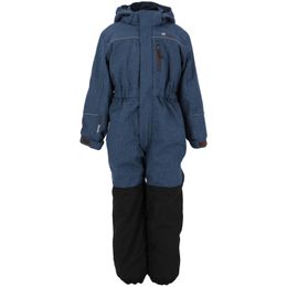ZIGZAG Kinder Skianzug "Spacy", schwarz, Gr. 104, mehrfarbig, 100% Polyester, Sportanz&uuml;ge, mit 15.000 mm Wassers&auml;ule