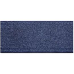 Küchenläufer, B:66cm H:6mm L:1.000cm, blau, PRIMAFLOR-IDEEN IN TEXTIL, Polypropylen (PP), Teppiche, "MALAGA, Made in Belgium", Nadelfilz, robust,