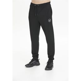 Virtus Herren Sweathose "Streat", schwarz, Gr. XXL, unifarben, 50% Viskose, 45% Polyester, 5% Elasthan, Hosen, mit atmungsaktiver Funktion