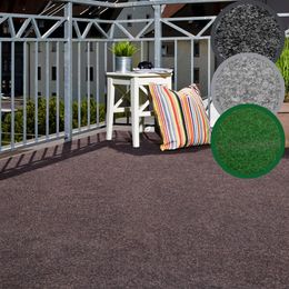 ANDIAMO Kunstrasen "Aberdeen, Made in Belgium", B : 200cm 1 Stk., 10mm, L: 600cm, braun, Garten, Teppiche, aus Nadelfilz, mit Drainagenoppen, f&uuml;r