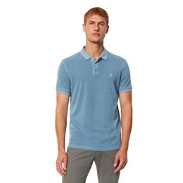 Marc O'Polo MARC O'POLO Herren Poloshirt "aus Bio-Baumwolle", blau, Gr. XXXL, unifarben, Obermaterial: 100% Baumwolle, Shirts