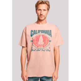 F4NT4STIC Damen T-Shirt "California skull summer vibes", gelb, Gr. XXL, Obermaterial: 100% Baumwolle, Shirts, Premium Qualit&auml;t
