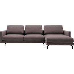 Ecksofa, B:280cm H:91cm T:172cm, lila, CREATION BY ROLF BENZ, Wohnzimmer, Sofas, "CR.414, Designecksofa, Polsterecke, L-Form", wahlweise aus feinstem