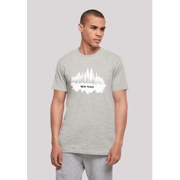 F4NT4STIC Herren T-Shirt "Cities Collection - New York skyline", grau, Gr. S, Obermaterial: 100% Baumwolle, Shirts, Print