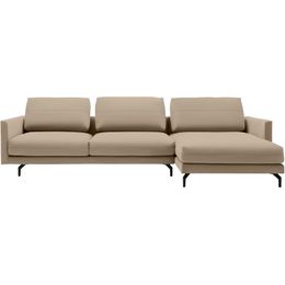Ecksofa, B:300cm H:91cm T:172cm, grau, CREATION BY ROLF BENZ, Wohnzimmer, Sofas, "CR.414, Designecksofa, Polsterecke, L-Form", wahlweise aus feinstem