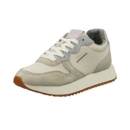 Gant Damen Sneaker "Bevinda", Gr. 39, grau, Nylon, Veloursleder, Schuhe, Plateausneaker, Schnürschuh mit weicher Lederinnensohle