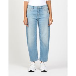 Gang Damen 5-Pocket-Jeans "94IDA", blau, Gr. 27, Denim/Jeans, Obermaterial: 90% Baumwolle, 8% Polyester, 2% Elasthan, Jeans, im l&auml;ssigen O-Shape