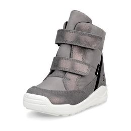 Ecco Baby Snowboots "Winterstiefel URBAN MINI", Gr. 29, grau, Textil, Veloursleder, Schuhe, Winterboots, Klettstiefel, Winterstiefel mit