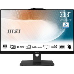 MSI All-in-One PC "Modern AM242P 1M-1204DE", Microsoft Windows 11 Pro, 16 GB RAM 256 GB SSD, schwarz, Desktop-PCs