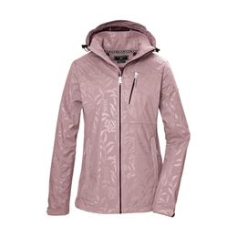 Killtec Damen Softshelljacke "KOS 122 WMN SFTSHLL JCKT FLORAL", rosa, Gr. 36, Oberseite: 100% Polyester;R&uuml;ckseite: 100% Polyester;Futter: 100%