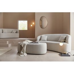 2-Sitzer, B:170cm H:87cm T:89cm, beige, LeGer Home by Lena Gercke, Struktur fein 100% Polyester);Samtoptik (100% Polyester);Bouclé (100% Polyester),