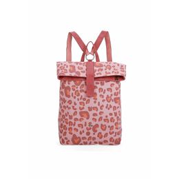 Damen Cityrucksack "Izzy03", Fritzi aus Preussen, rosa, Baumwolle, Kunstfaser, Rucks&auml;cke, mit stufenlosvertellbaren Tr&auml;gern