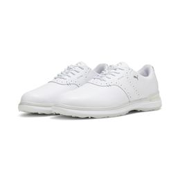 Puma Herren Golfschuh "Puma Avant Golfschuhe Herren", Gr. 43, grau, Obermaterial: Kuhleder; Futter: Textil, Synthetik; Innensohle: Textil; Laufsohle: