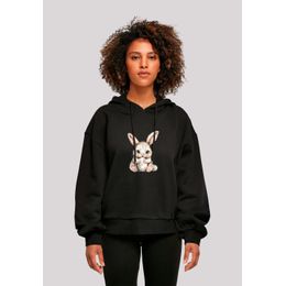 F4NT4STIC Damen Sweatshirt "Niedlicher Osterhase mit Ei", schwarz, Gr. 4XL, Obermaterial: 100% Baumwolle, Sweatshirts, Premium Qualit&auml;t