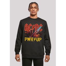 F4NT4STIC Herren Sweatshirt "ACDC Rock Musik Band PWRUP Stage Lights", schwarz, Gr. S, Obermaterial: 50% Baumwolle, 50% Polyester, Sweatshirts, Print