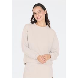 ENDURANCE ATHLECIA ATHLECIA Damen Sweatshirt "Jillnana", beige, Gr. 38, unifarben, 51% Polyester, 44% Modal, 5% Elasthan, Sweatshirts, im klassischen Design
